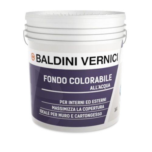Fondo colorabile all’acqua per muro e cartongesso - Fondi Baldini Vernici
